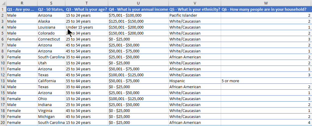 Guide for Working with Excel Files in Q | Q Research Software