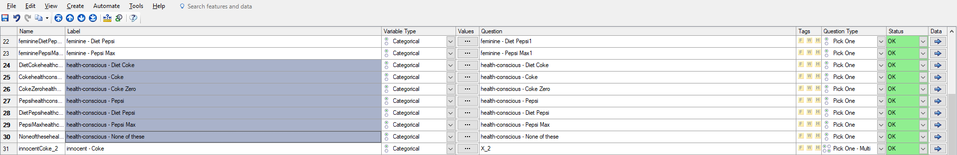 How To Combine Separate Questions Into A Grid In Q Q Help